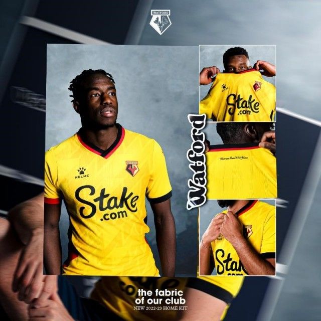 KELME AND WATFORD FC UNVEIL NEW SEASON HOME KIT